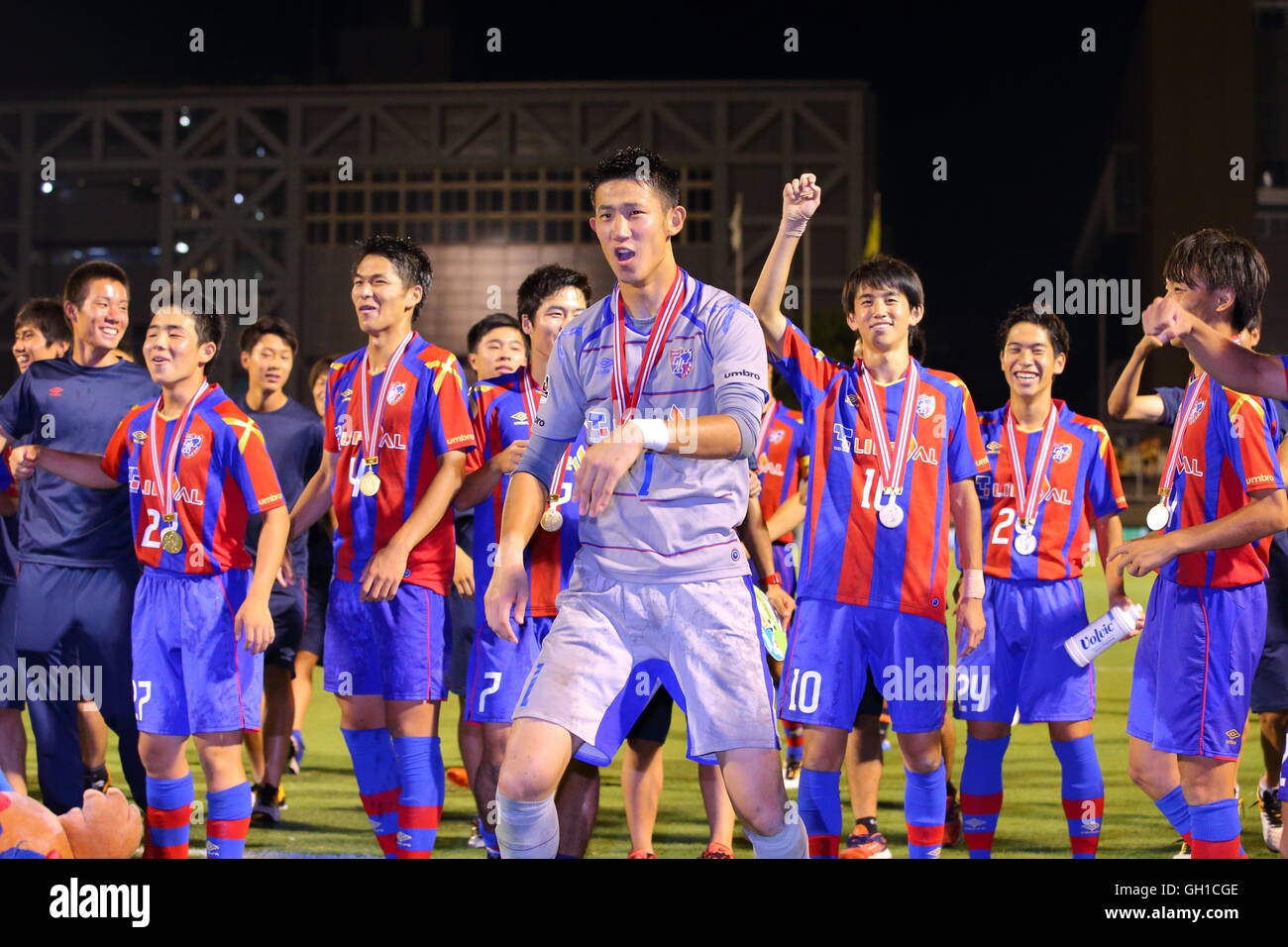 FCU-18/FC Tokyo U-18 team group, AUGUST 4, 2016 - Football / Soccer : 40th Japan Club Youth ...