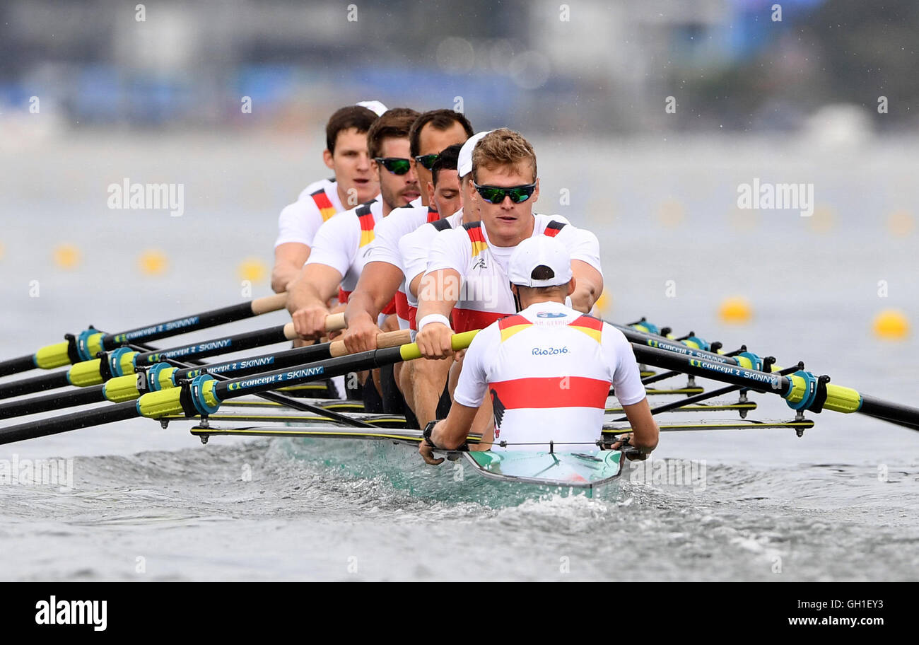 Rio de Janeiro, Brazil. 8th Aug, 2016. (L-R) Maximilian Munski, Malte ...