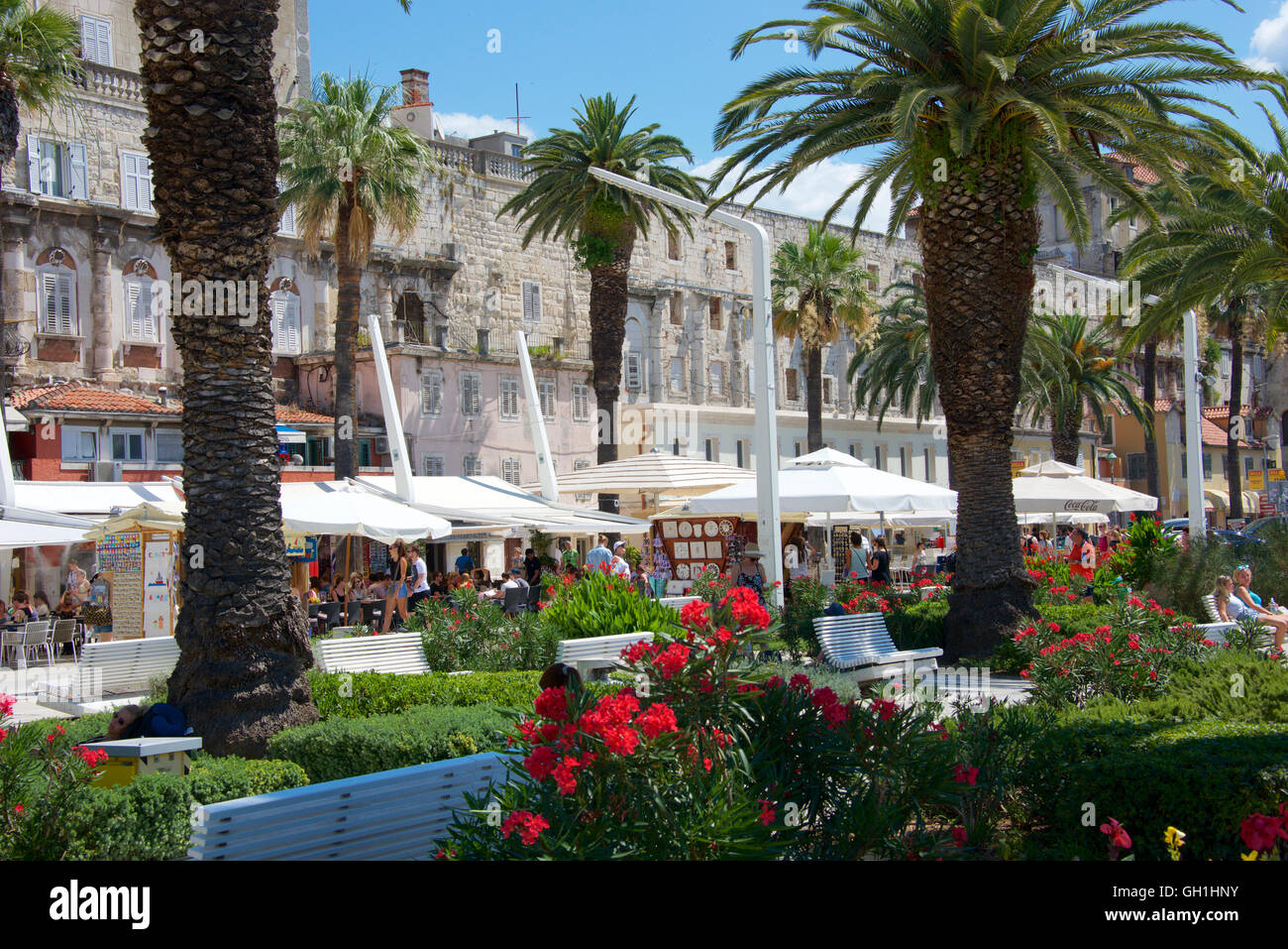 The Riva, Split, Croatia Stock Photo - Alamy