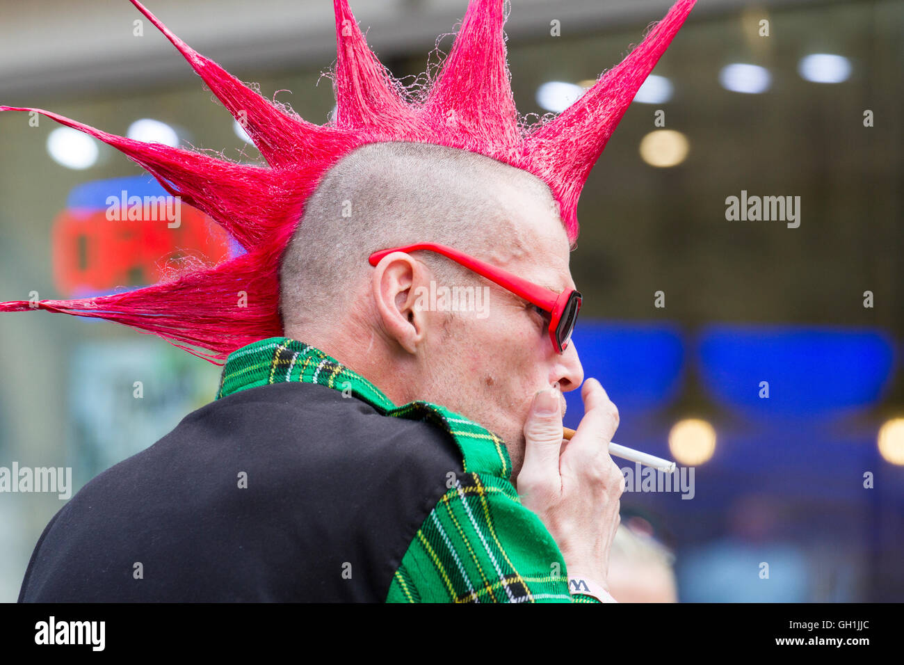a punk rock rebel rebelling rebellion Blackpool festival spike spiked ...