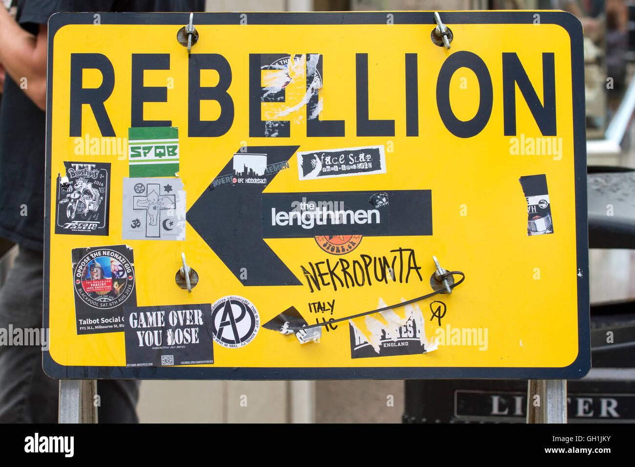 a punk rock rebel rebelling rebellion Blackpool festival spike spiked ...