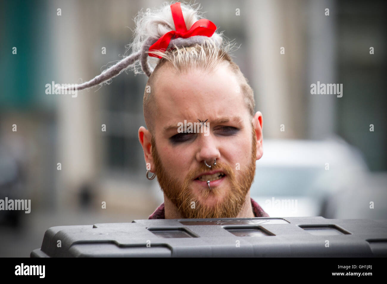 a punk rock rebel rebelling rebellion Blackpool festival spike spiked ...