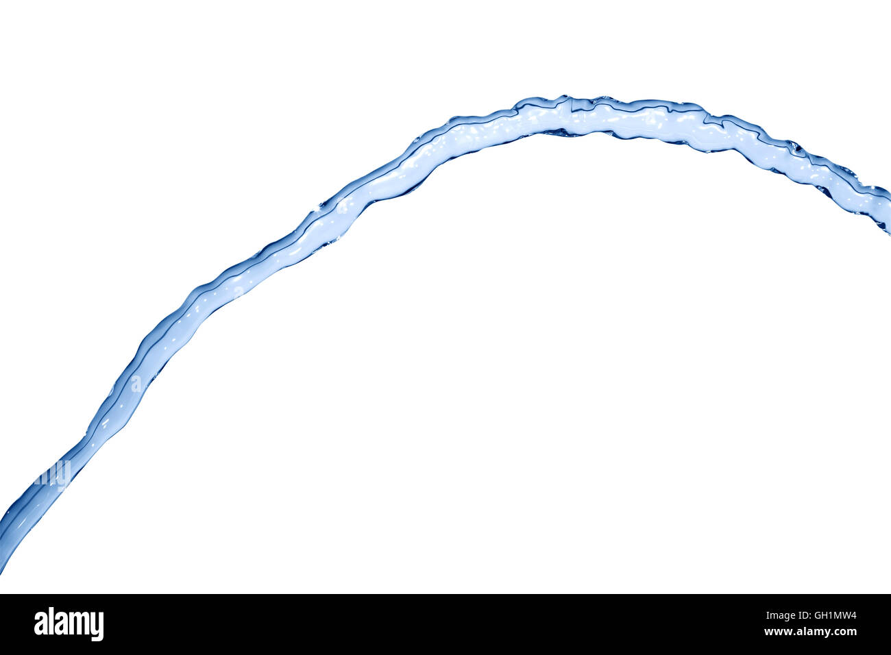 Squirt water isolated on white background with clipping path Stock ...