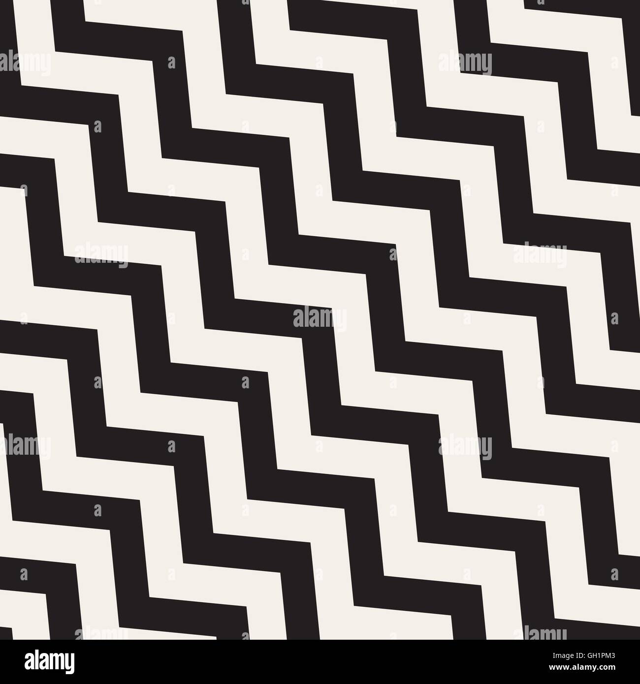 Vector Seamless Black And White ZigZag Diagonal Lines Geometric Pattern Stock Vector Image & Art ...