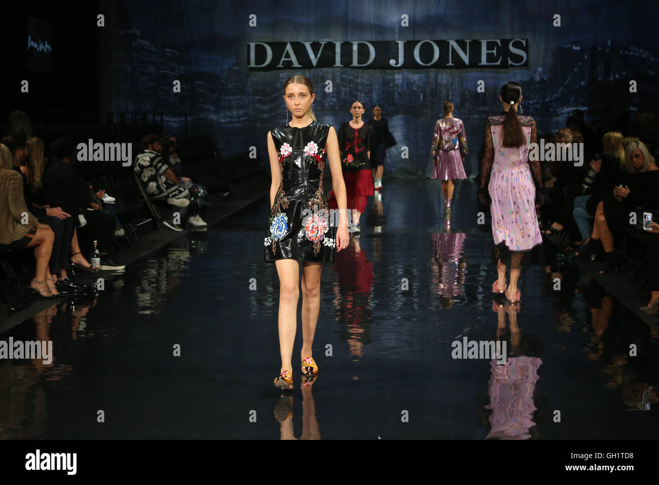 David Jones Spring Summer 2016 collections launch rehearsal: Model ...