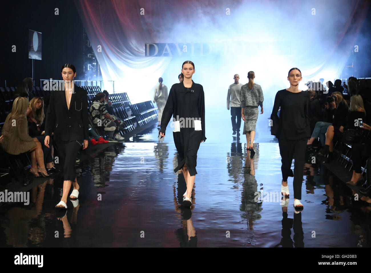 David Jones Spring Summer 2016 collections launch rehearsal: models ...