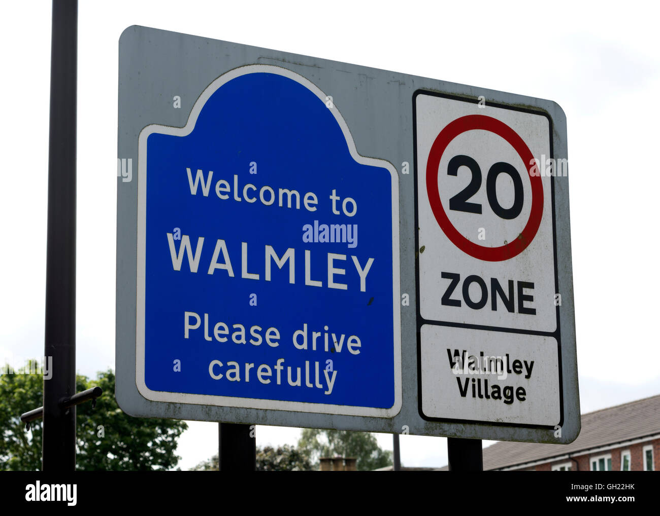 Walmley village sign, Sutton Coldfield, West Midlands, England, UK ...