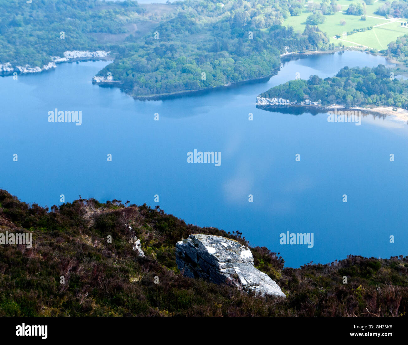 Lake seen from troc mountain hi-res stock photography and images - Alamy