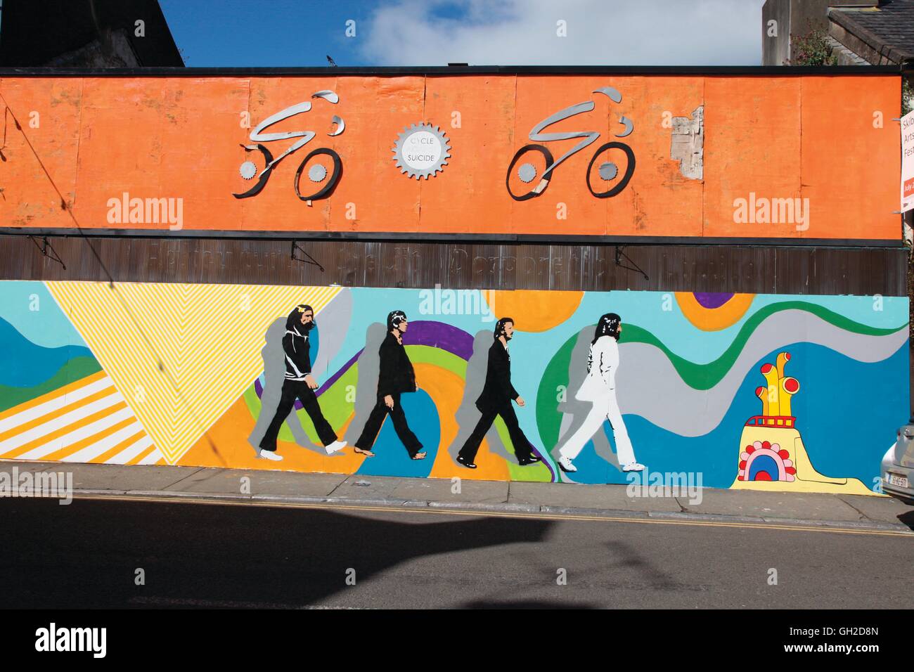 Beatles mural skibbereen hi-res stock photography and images - Alamy