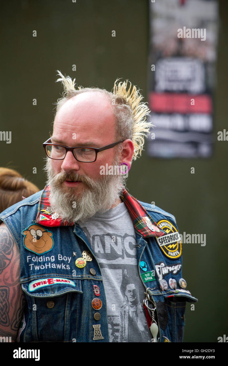 a punk rock rebel rebelling rebellion Blackpool festival spike spiked ...
