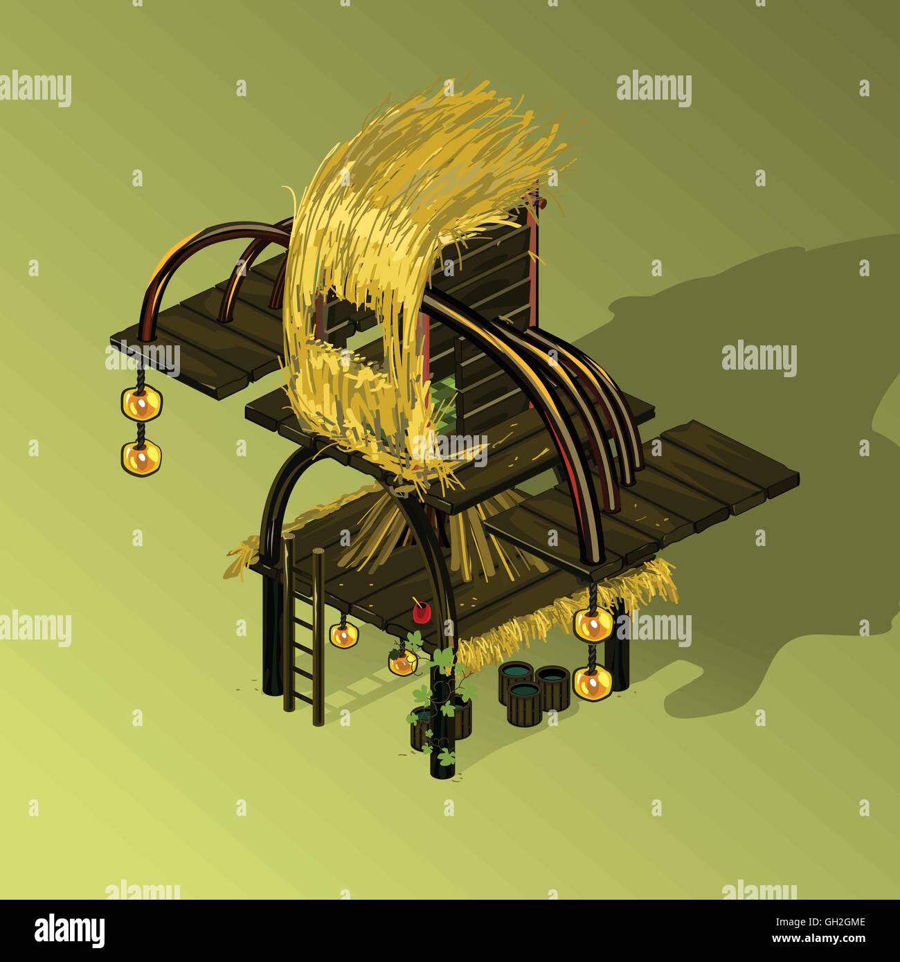 Pathfinder Wild House - vector illustration Stock Vector Image & Art ...