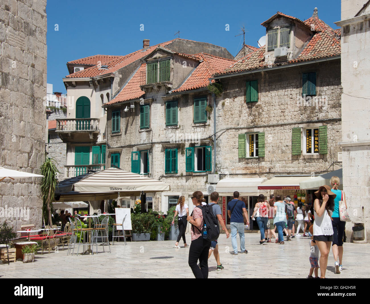 Old Town, Split, Croatia Stock Photo - Alamy