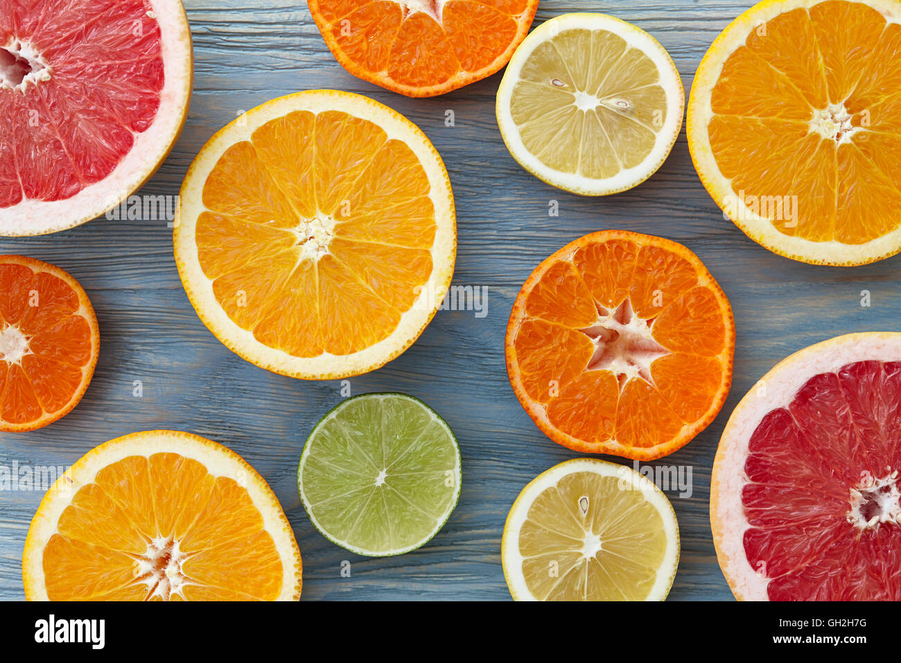 Fresh citrus fruits mix Stock Photo - Alamy