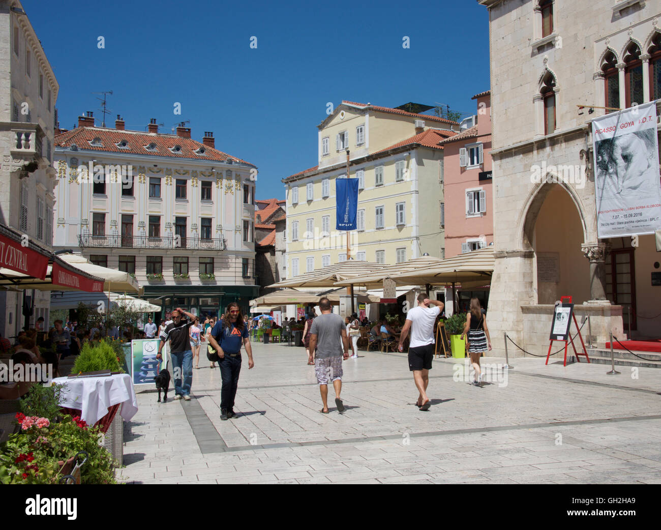 Old Town, Split, Croatia Stock Photo - Alamy
