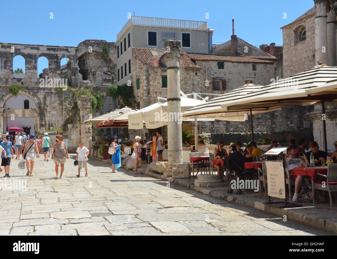 Silver Gate area, Split, Croatia Stock Photo - Alamy