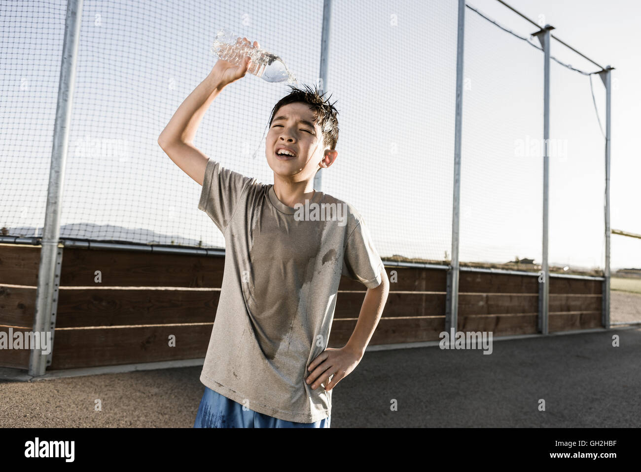 Hot and sweaty after exercise hi-res stock photography and images - Alamy