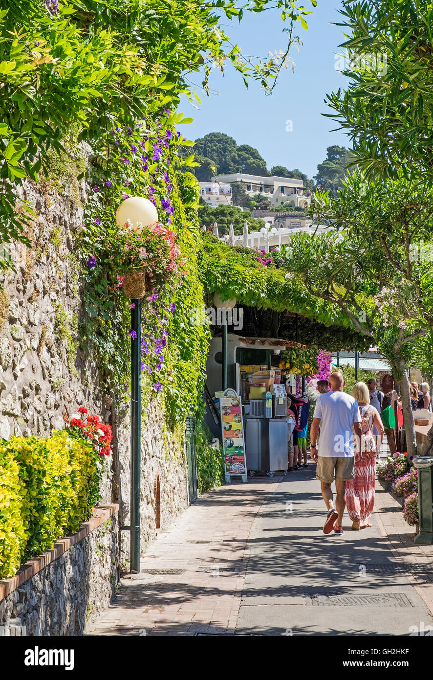 Street of capri hi-res stock photography and images - Alamy