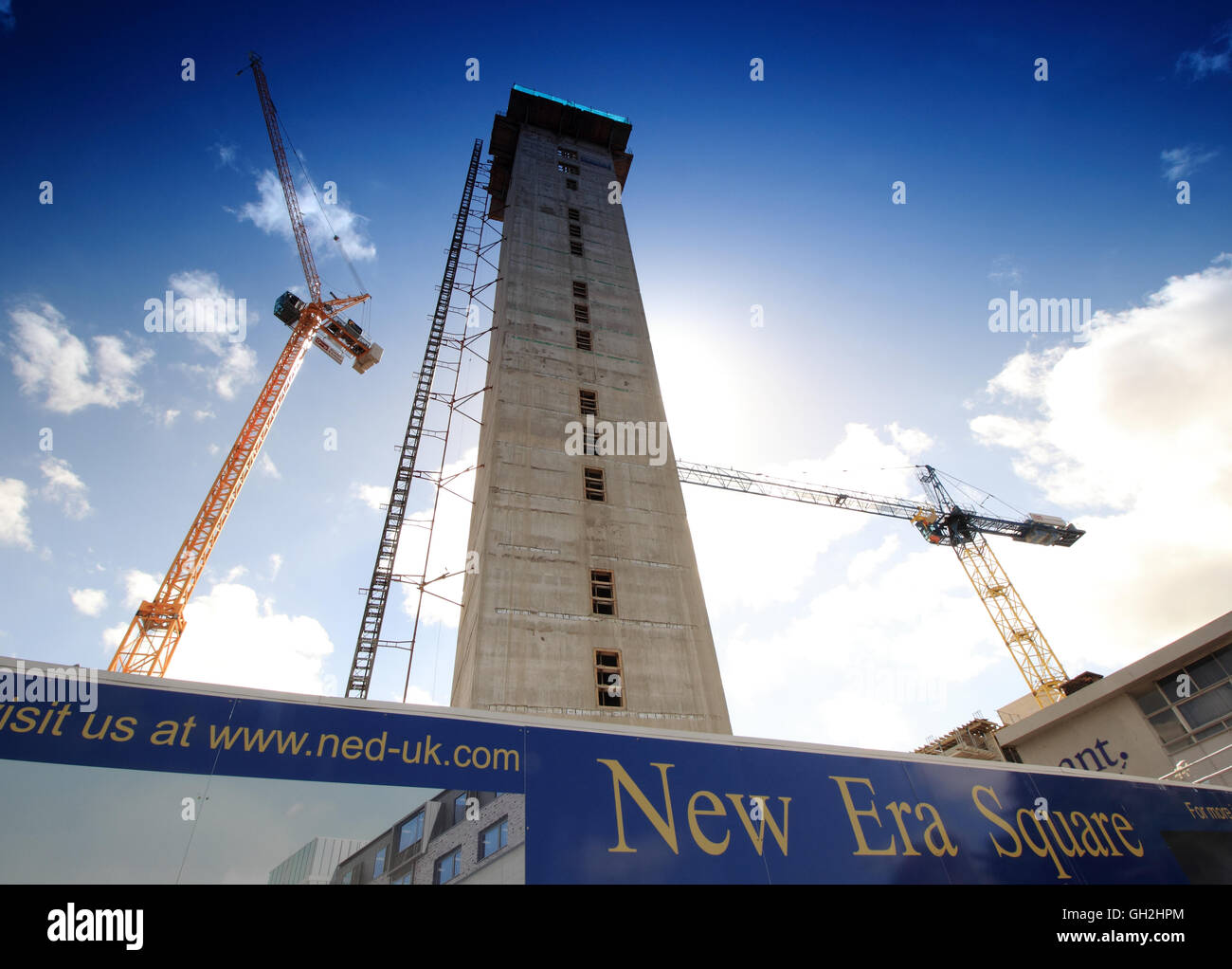 Construction at New Era Square; a Chinese backed 'Cninatown' build ...