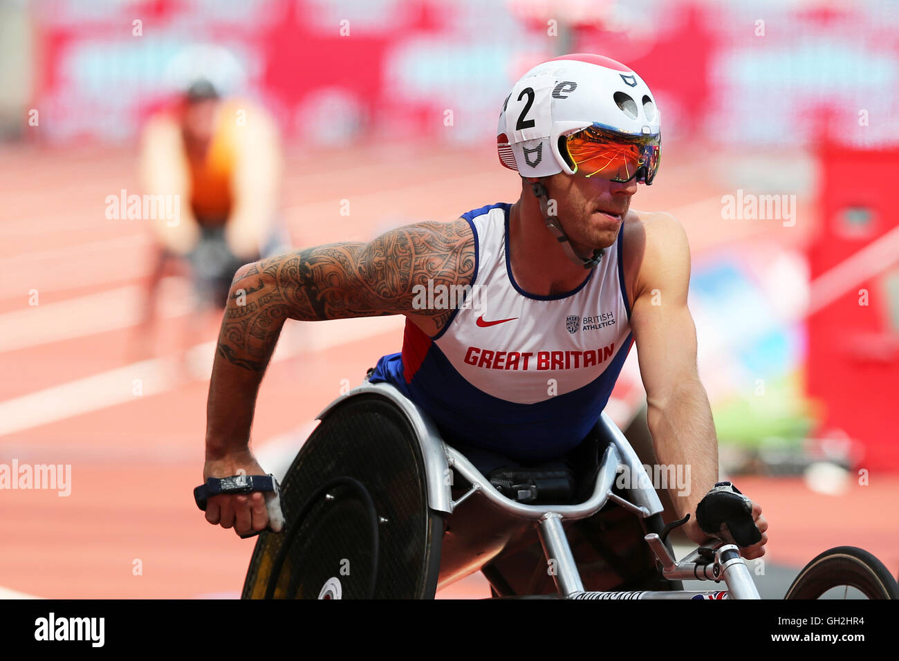 Richard CHIASSARO competing in the Men's 1500m T54, 2016 IPC ...