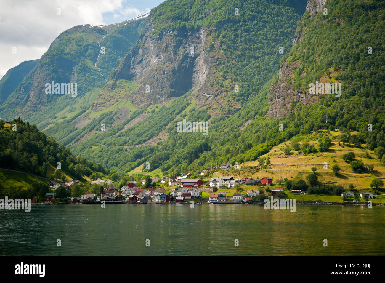 Sognefjord fjord tourist area in Norway north of Bergen Stock Photo - Alamy