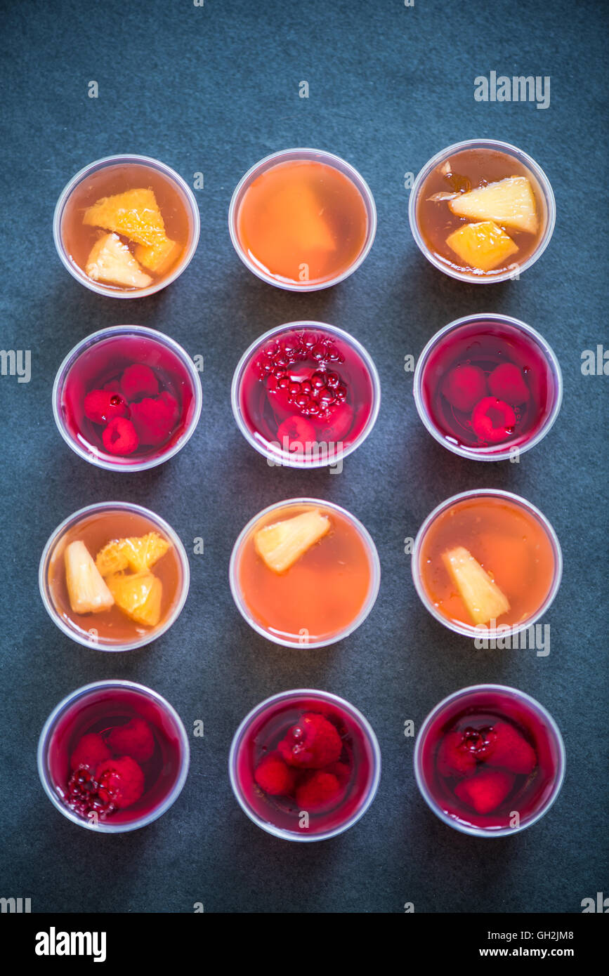 Plastic cups jelly hi-res stock photography and images - Alamy