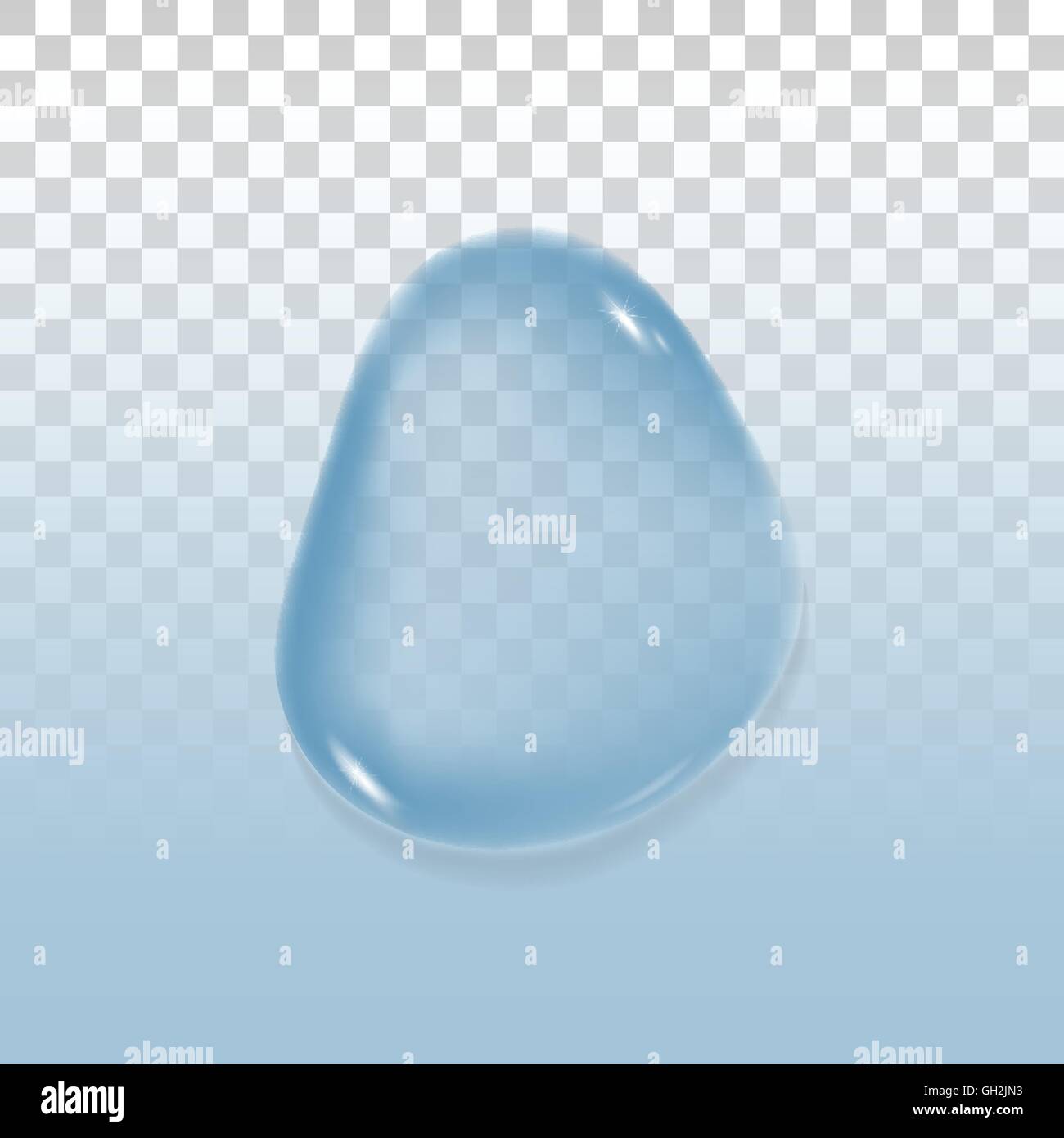 Water drops. Vector objects. Rain on background Stock Vector Image ...