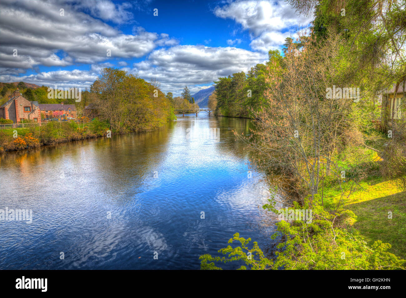 River Oich Fort Augustus Scotland UK in Scottish Highlands popular ...