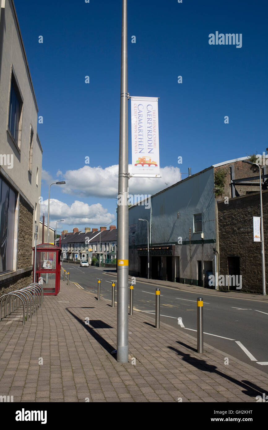 Carmarthen town centre hi-res stock photography and images - Alamy