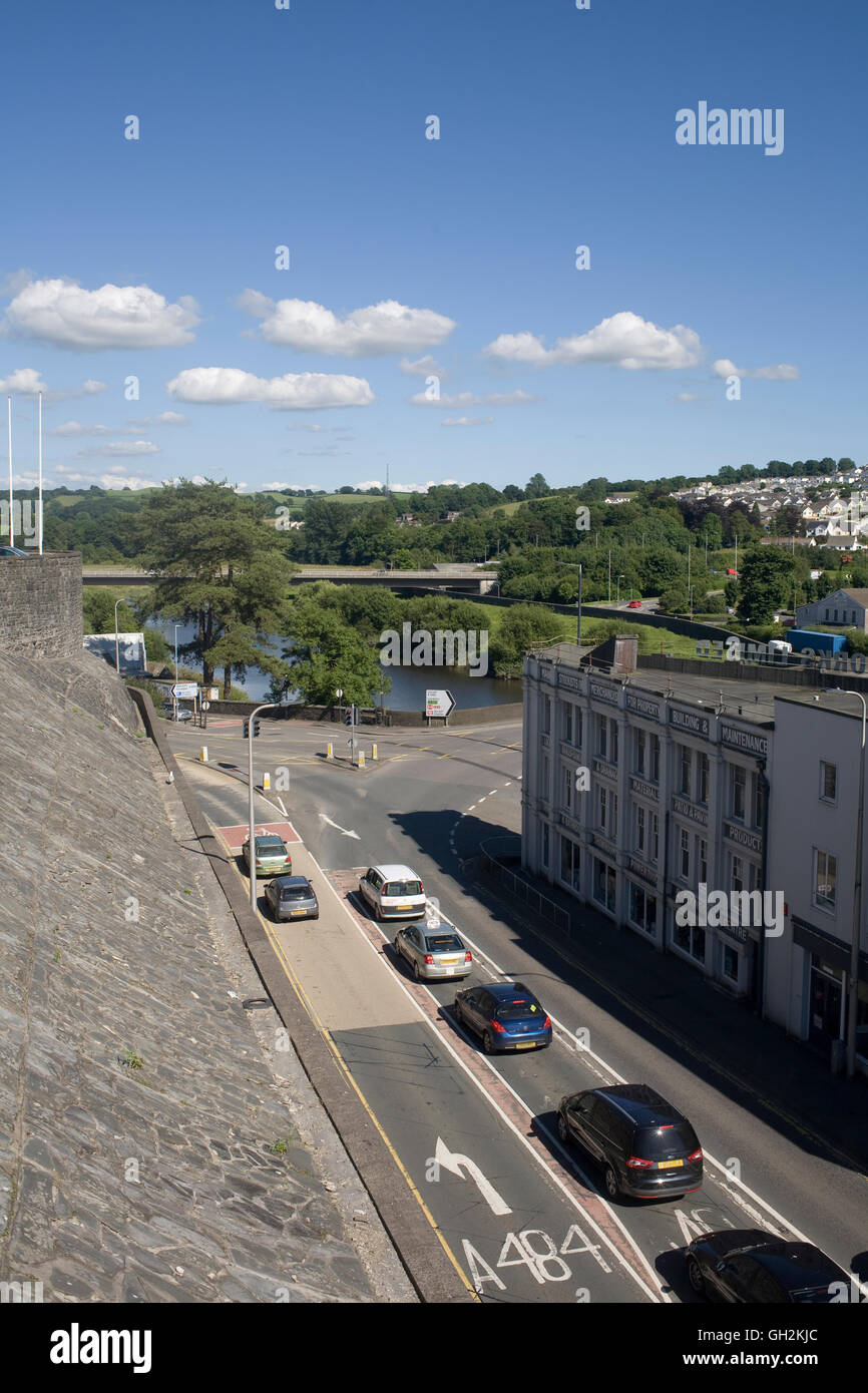 Carmarthen town centre hi-res stock photography and images - Alamy