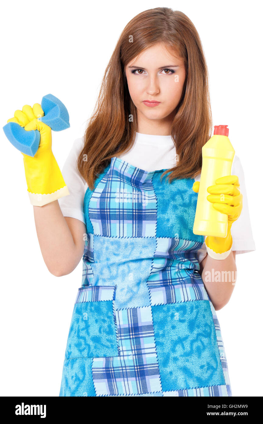 Female kitchen housekeeper hi-res stock photography and images - Alamy
