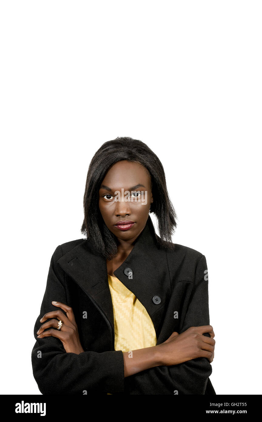 Beautiful young woman who is steaming mad Stock Photo - Alamy