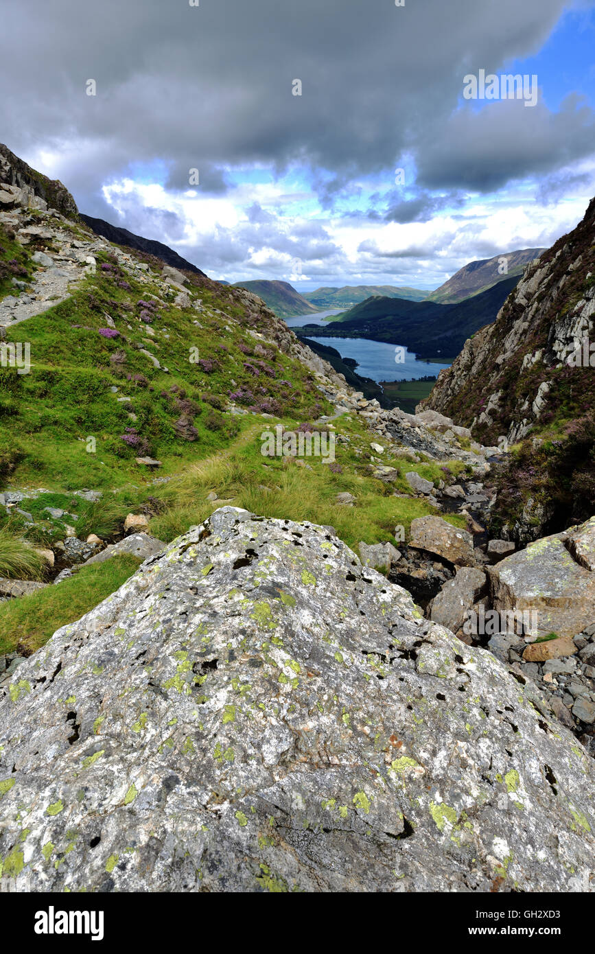 Black beck down to Lakes Stock Photo - Alamy