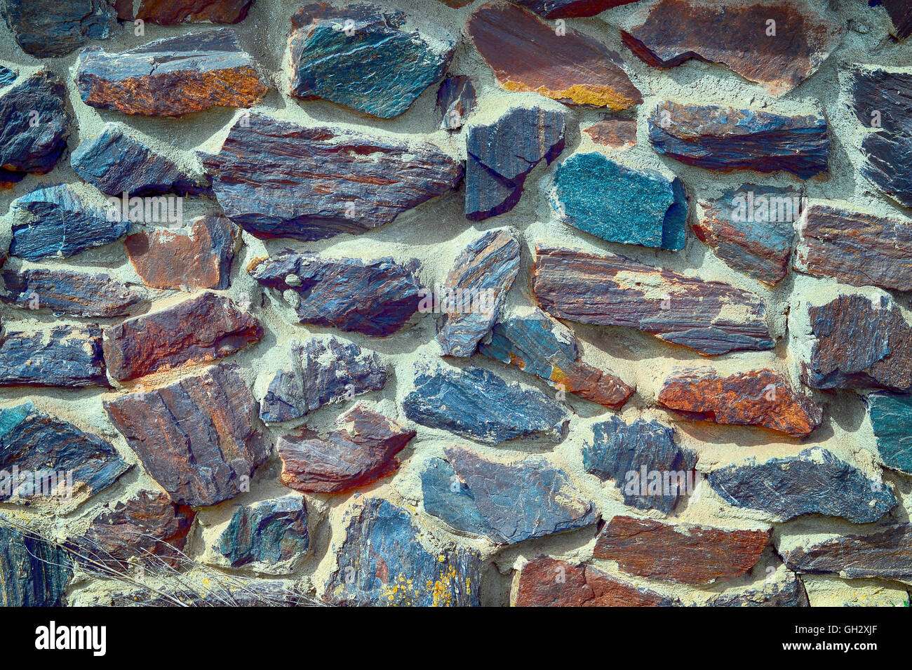 Border design brick wall fence hi-res stock photography and images - Alamy