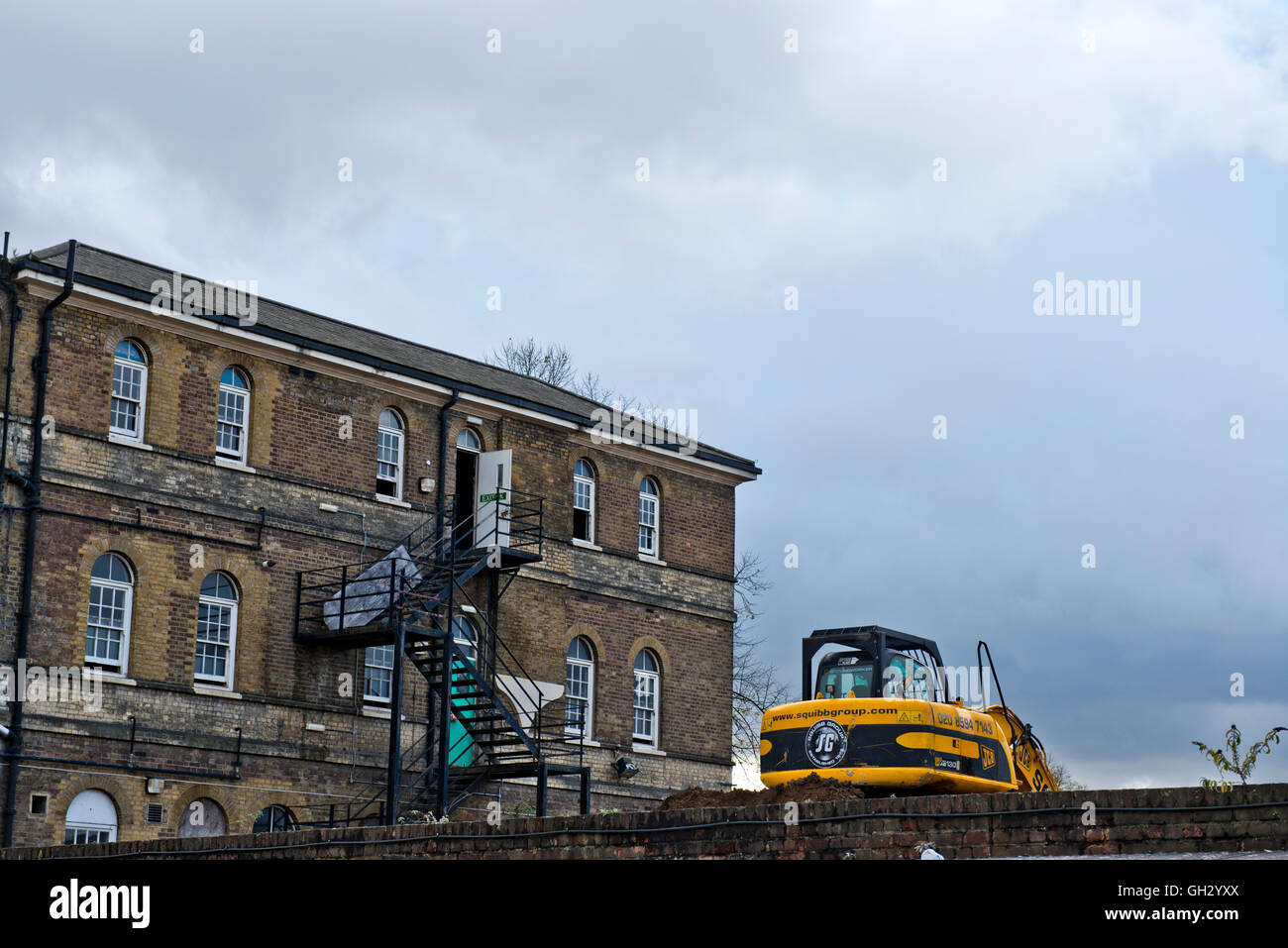 The old workhouse section now demolished at St Clements Hospital in ...