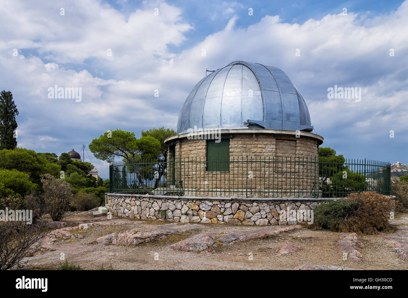 Star observatory in Athens, Greece Stock Photo - Alamy