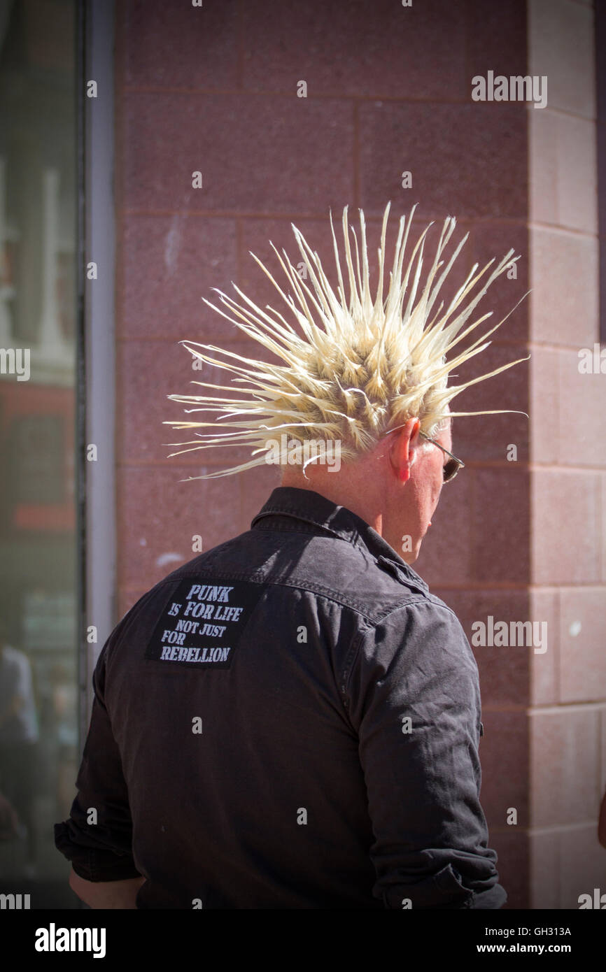 a punk rock rebel rebelling rebellion Blackpool festival spike spiked ...