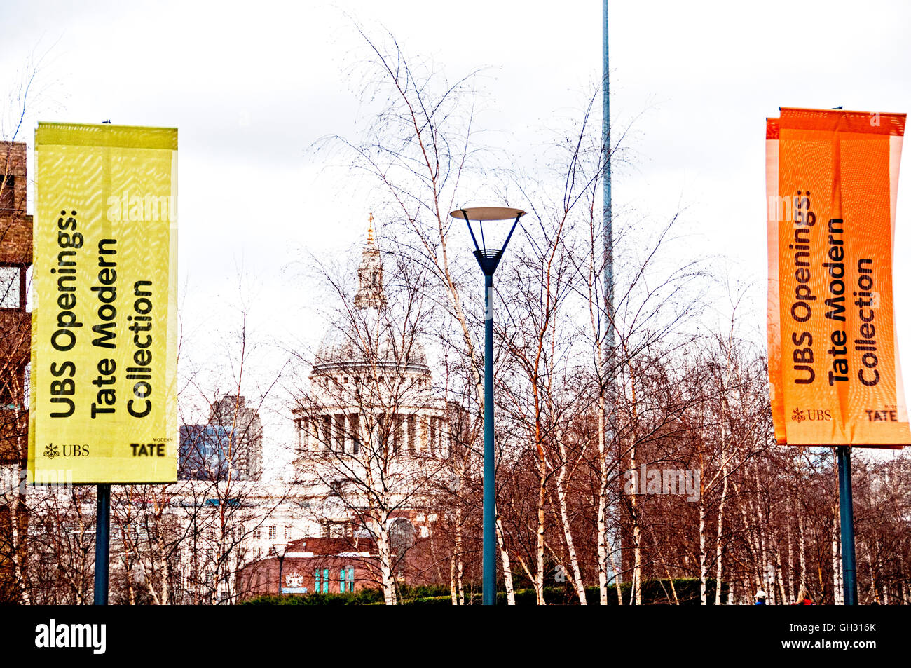 London tate modern birches hi-res stock photography and images - Alamy