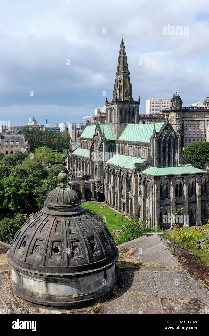 Gothic architecture glasgow cathedral scotland hi-res stock photography ...