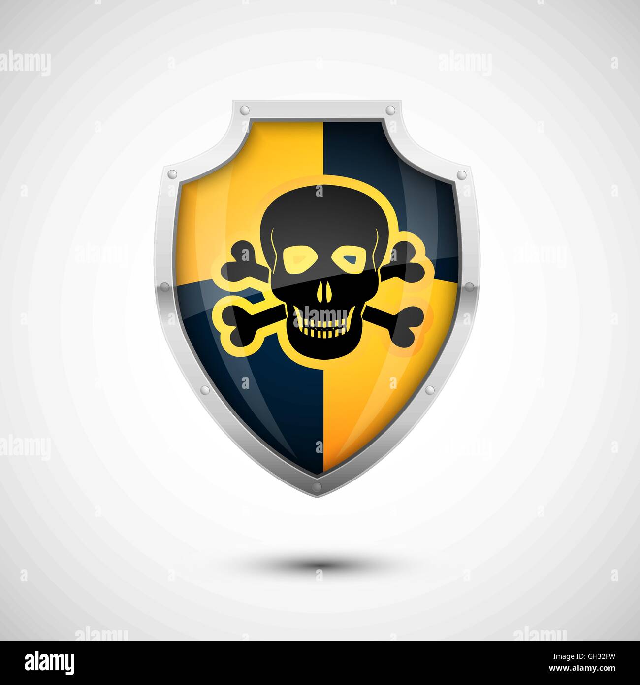 Skull award Stock Vector Images - Alamy