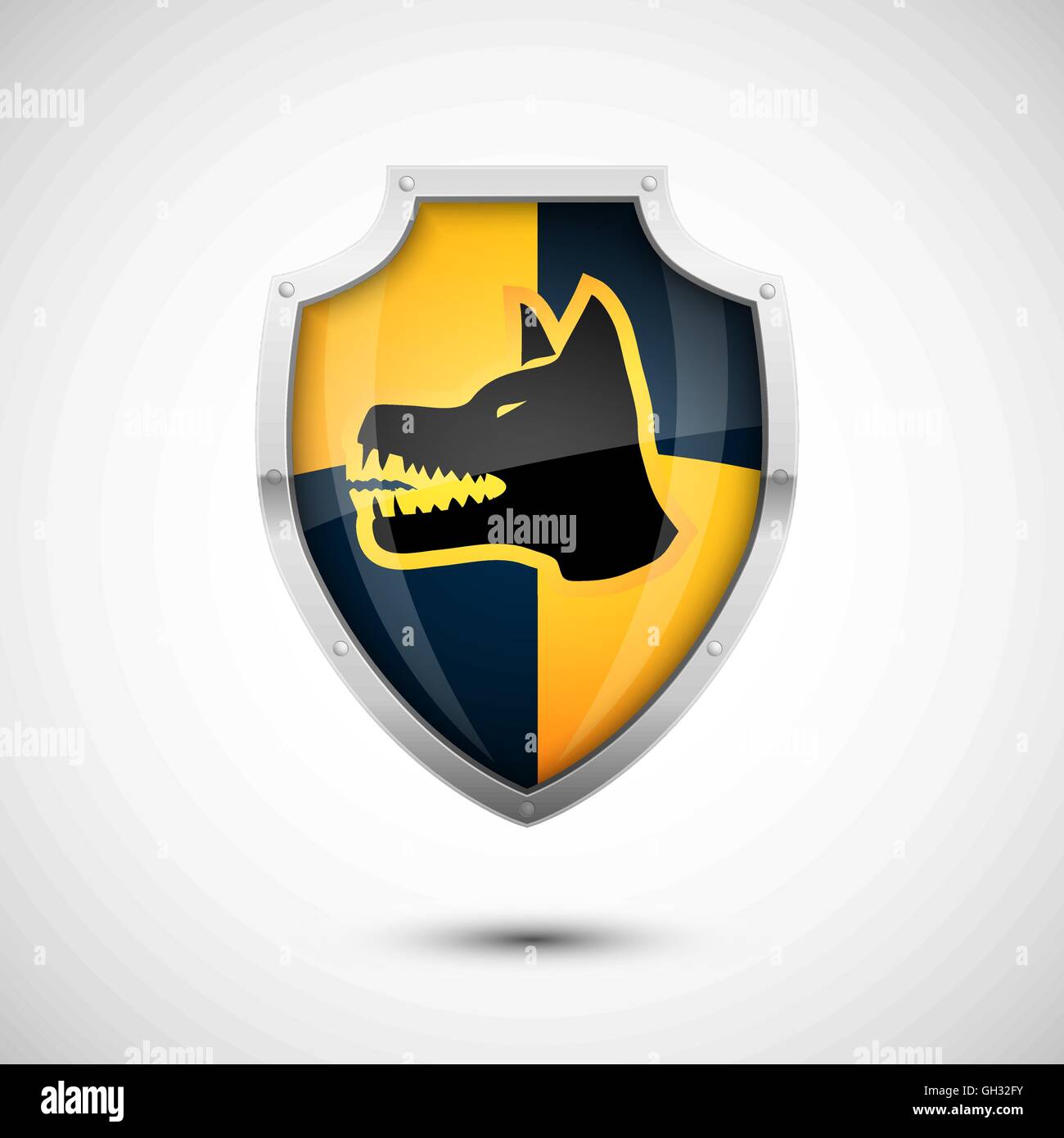 Checkered shield Stock Vector Images - Alamy