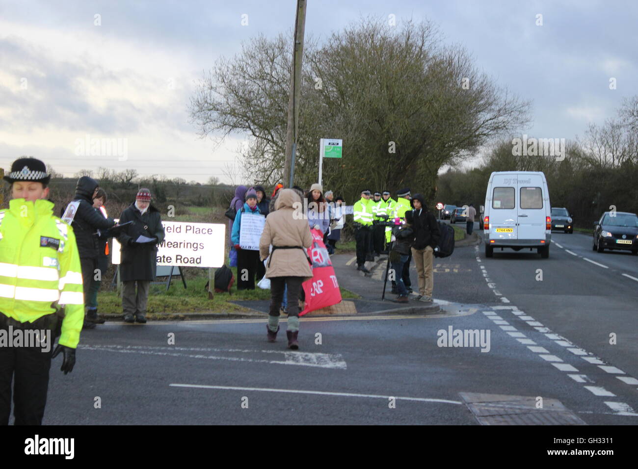 AWE ALDERMASTON AGAINST ATOMIC WEAPONS - TRIDENT - PROTESTERS GATHER AT ...