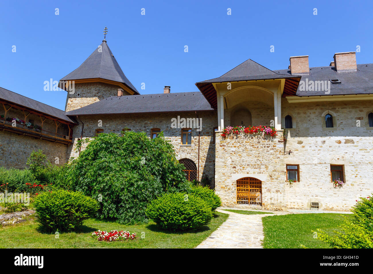 The Sucevita Monastery is a Romanian Orthodox monastery situated in the ...