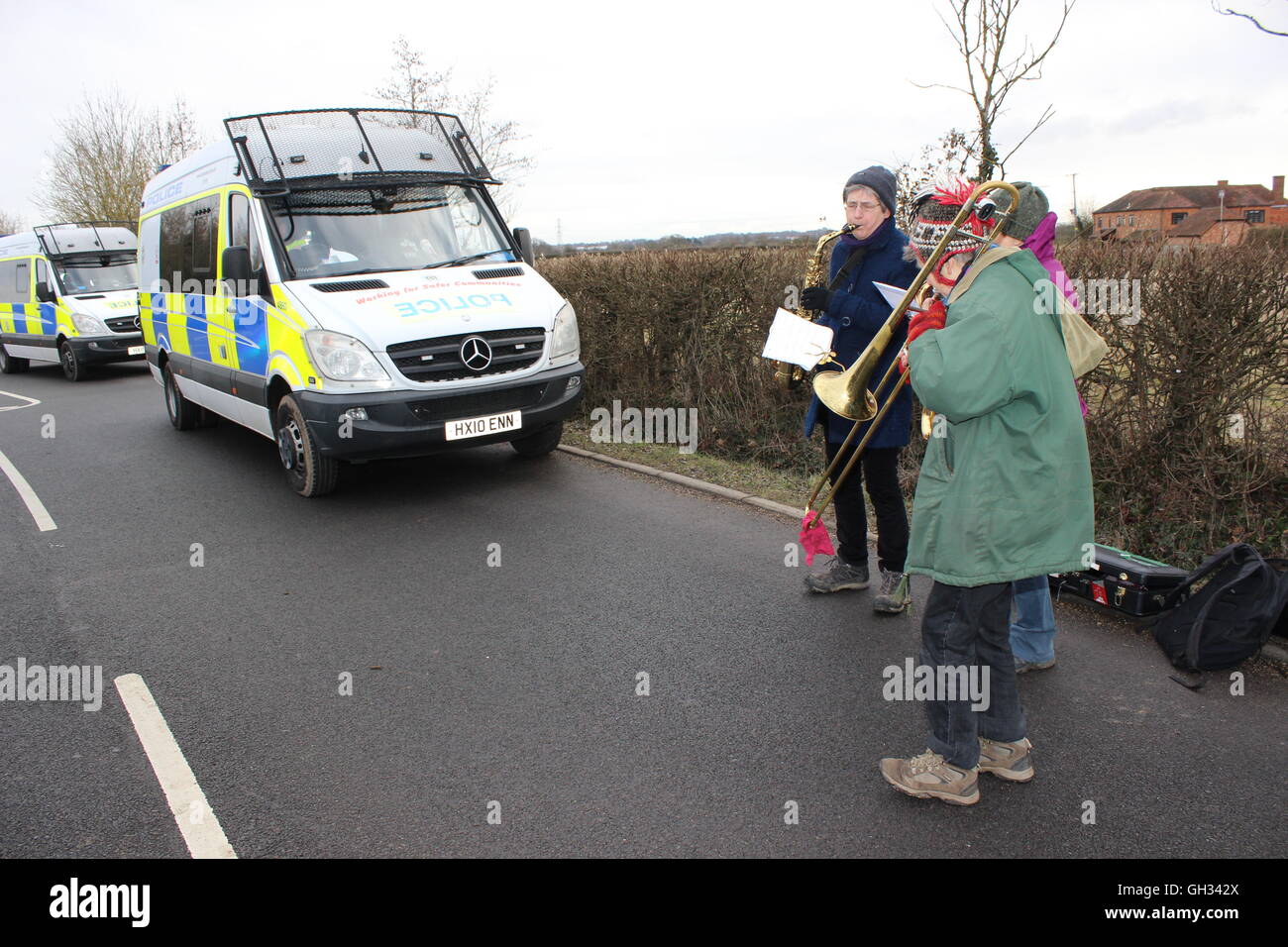AWE ALDERMASTON AGAINST ATOMIC WEAPONS - TRIDENT - PROTESTERS GATHER AT ...