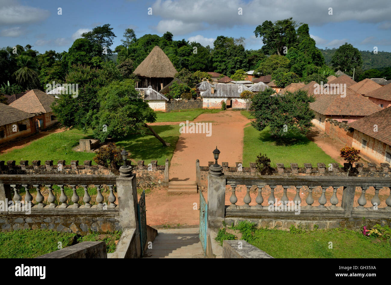 geography / travel, Cameroon, palace of Bafut, one of the traditional ...
