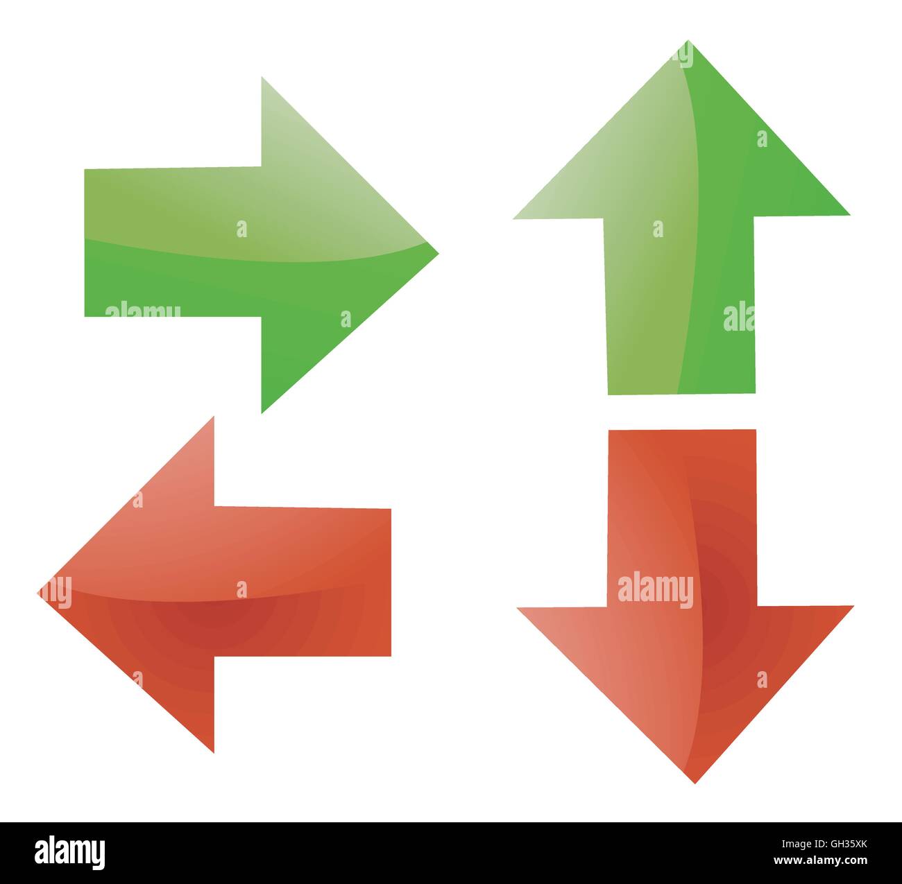 Arrow sign vector illustration on white Stock Vector Image & Art - Alamy