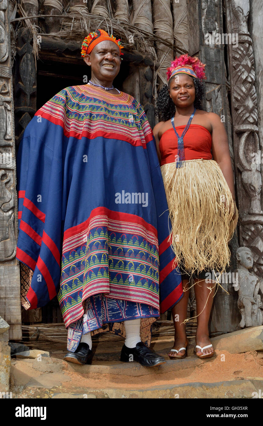 geography / travel, Cameroon, king Fon Abumby II with a of his favorite ...