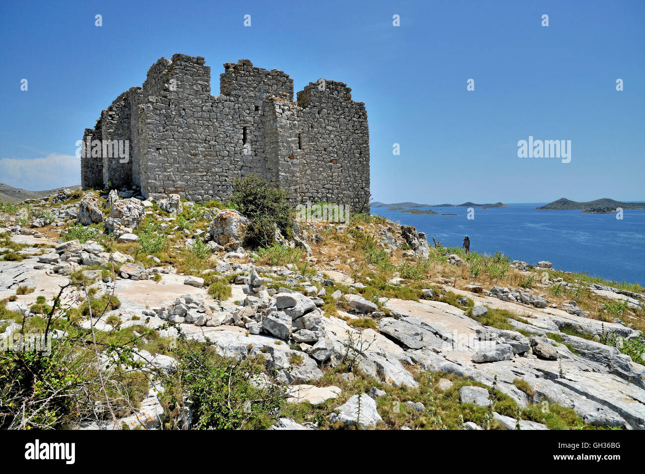 geography / travel, Croatia, fortress of Tureta from the 6th century ...