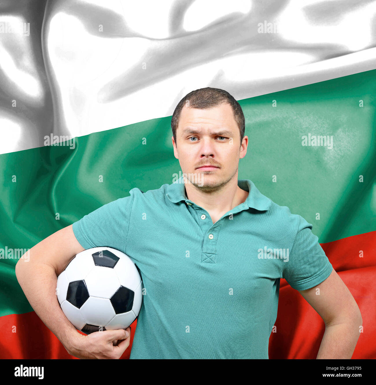 Football bulgaria flag hi-res stock photography and images - Alamy