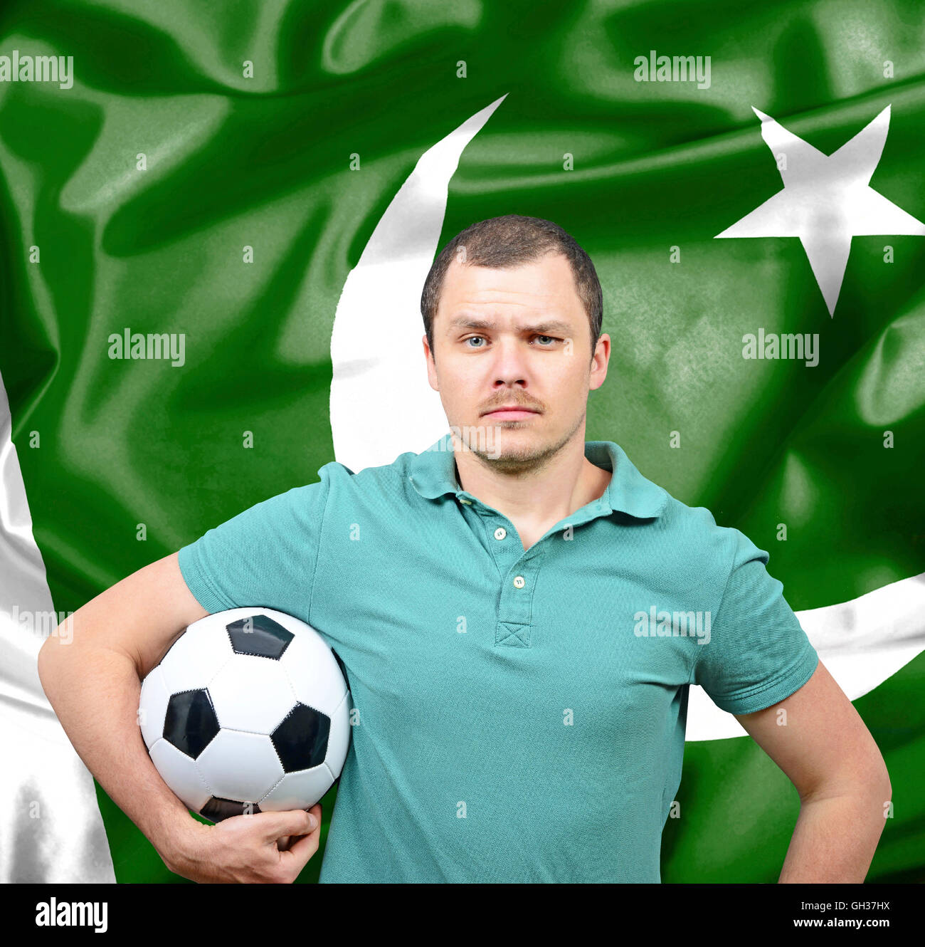 Football pakistan flag hi-res stock photography and images - Alamy