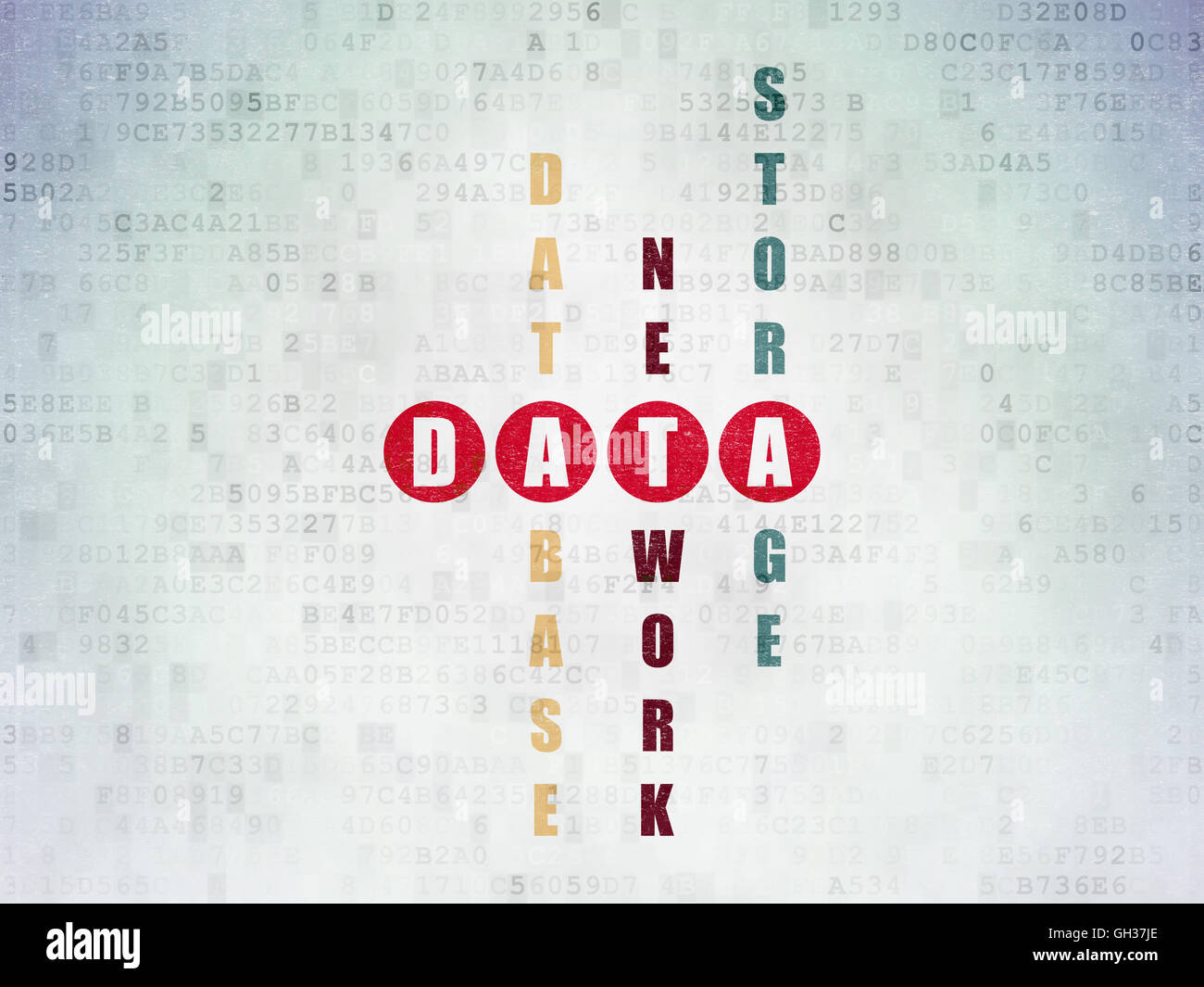 Data concept: Data in Crossword Puzzle Stock Photo - Alamy